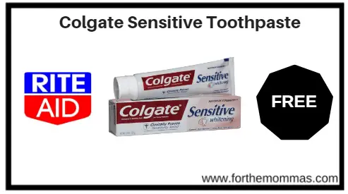 Rite Aid: Colgate Sensitive Toothpaste Free + $1 Moneymaker Starting 2/4