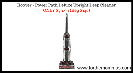Hoover - Power Path Deluxe Upright Deep Cleaner ONLY $79.99 Shipped ...