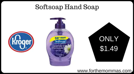 Kroger: Softsoap Hand Soap ONLY $1.49 {Reg $2.49}