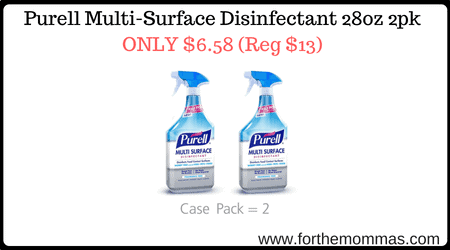 Amazon: Purell Multi-Surface Disinfectant 28oz 2pk ONLY $6.58 (Reg $13)