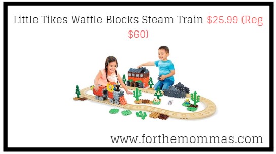 Little Tikes Waffle Blocks Steam Train $25.99 (Reg $60)