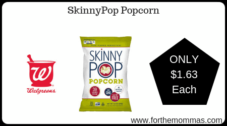 Walgreens: SkinnyPop Popcorn ONLY $1.63 Each Starting 9/9