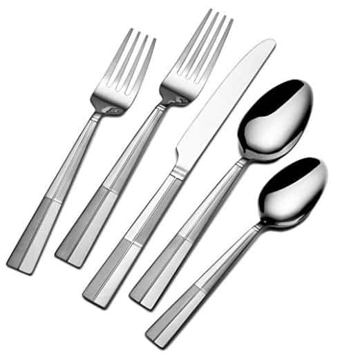 20-Piece Stainless Steel Flatware Set $12.81