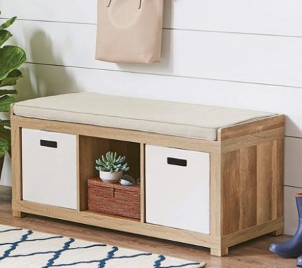 Better Homes and Gardens 3-Cube Organizer Storage Bench $59.99 (Reg $90)