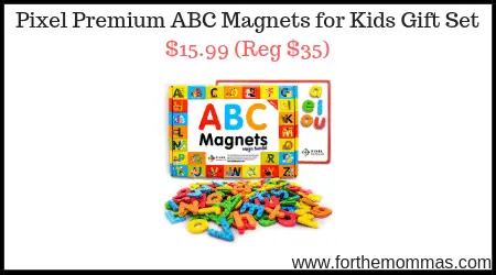 Pixel Premium ABC Magnets for Kids Gift Set $15.99 (Reg $35)