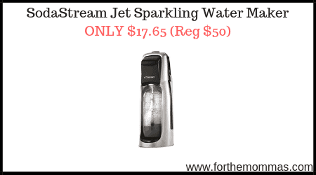 SodaStream Jet Sparkling Water Maker $17.65 (Reg $50)