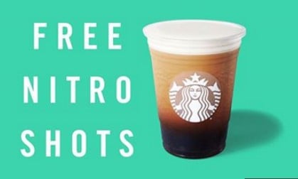 Free Starbucks Nitro Shot On 8/2!