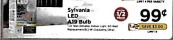 ShopRite: FREE Sylvania LED Light Bulbs Starting 9/8!