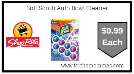 ShopRite: Soft Scrub Auto Bowl Cleaner Just $0.99 Each Starting 2/16!
