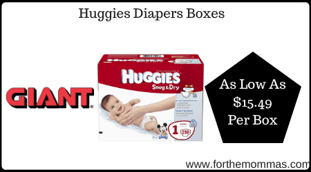 Giant: Huggies Instant Savings Offer Thru 3/26! {Rebate}