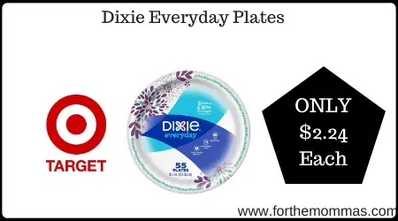 Target: Dixie Everyday Plates ONLY $2.24 Starting 5/3