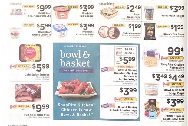 Current ShopRite Weekly Ad Scan