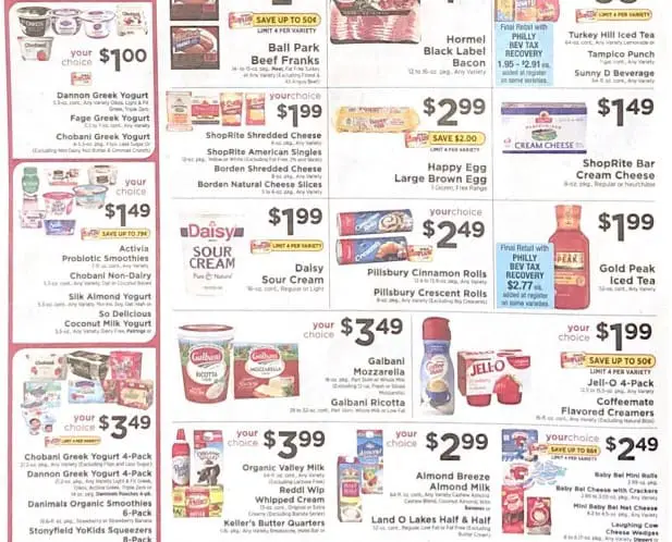 Current ShopRite Weekly Ad Scan
