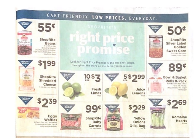 Current ShopRite Weekly Ad Scan