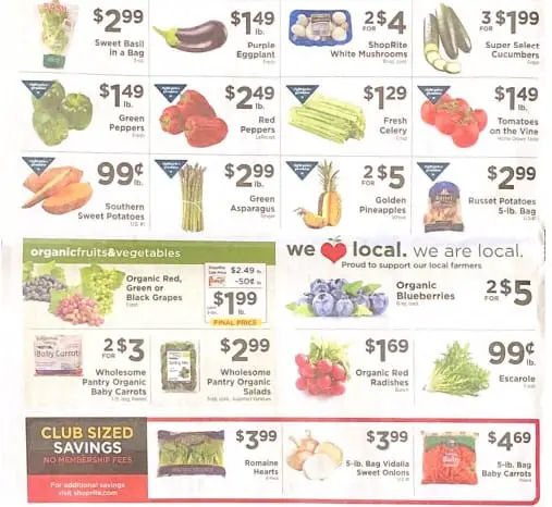 Current ShopRite Weekly Ad Scan