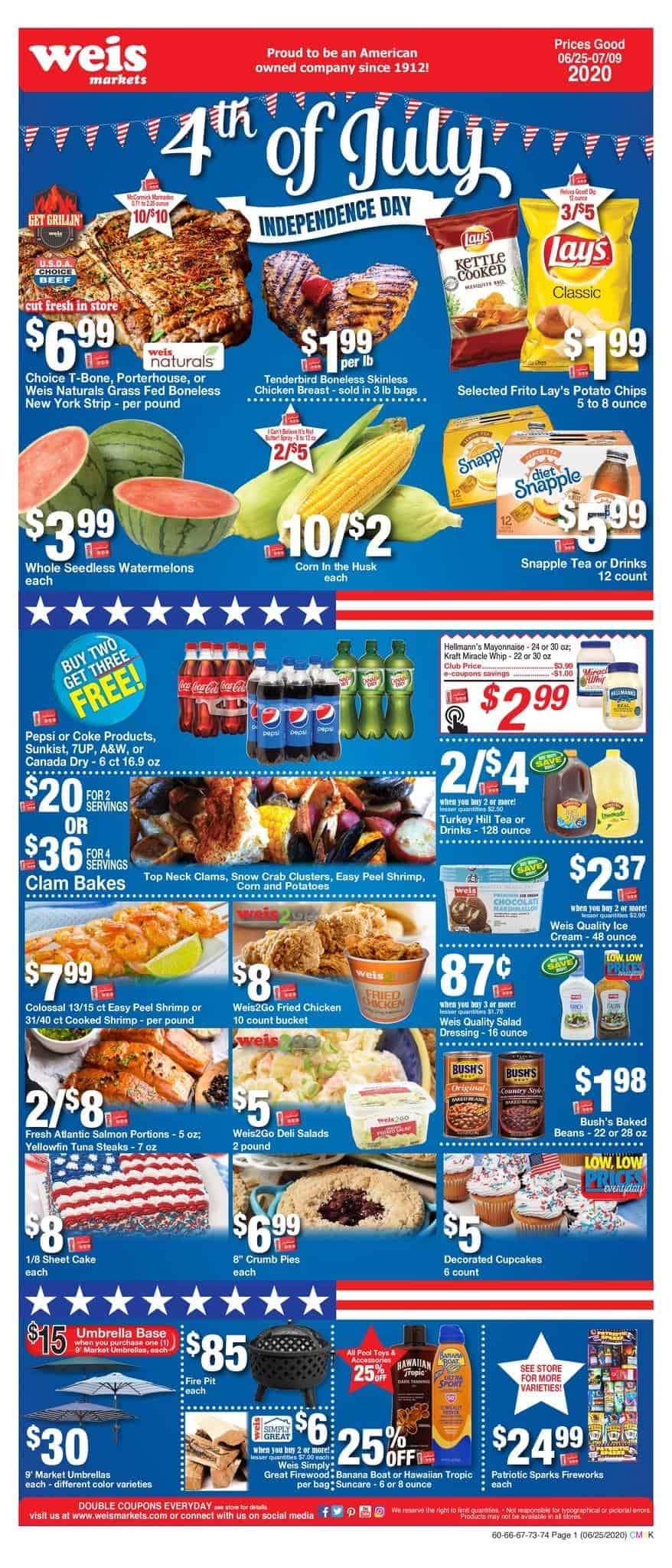 Latest Weis Weekly Ads Scan