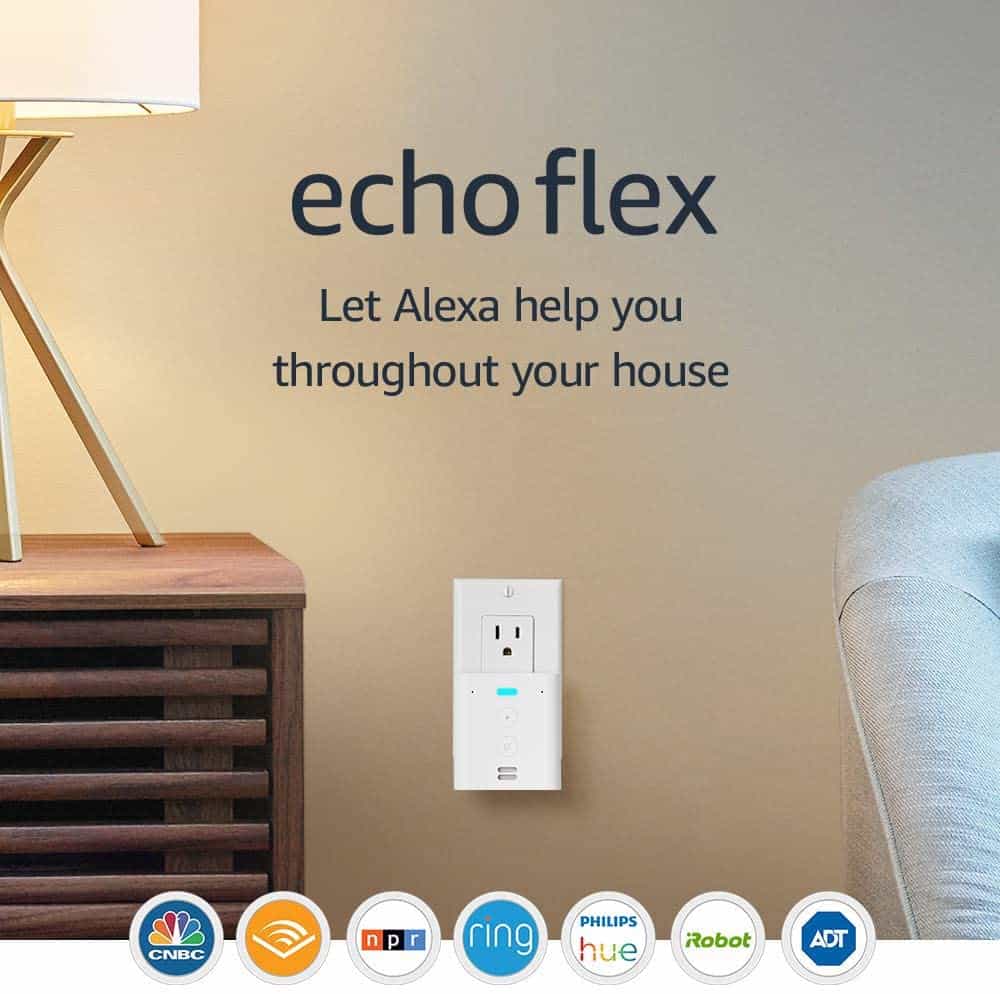 Echo Flex - Plug-in mini smart speaker with Alexa ONLY $17.49 (Reg $25)