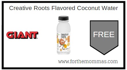 Creative Roots Flavored Coconut Water for Free at Giant