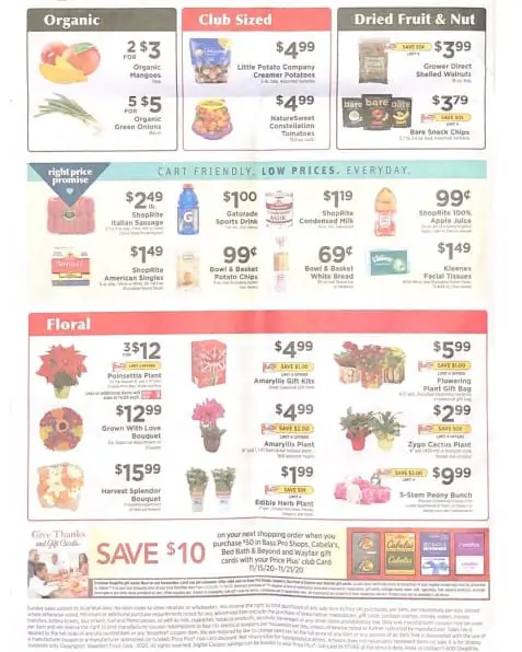 Current ShopRite Weekly Ad Scan