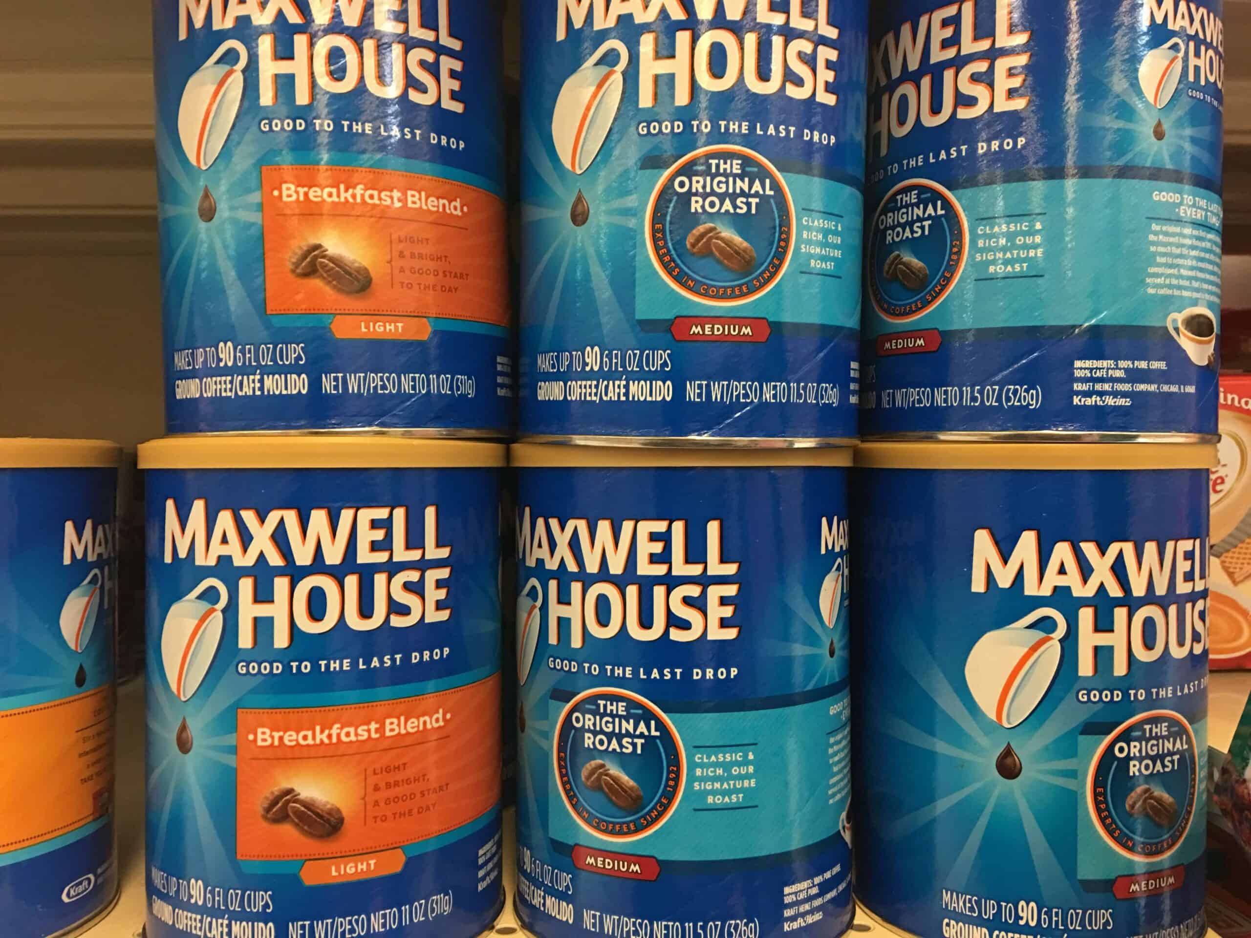 Maxwell House Coffee at ShopRite ONLY $1.49 Each