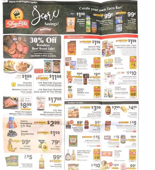 Current ShopRite Weekly Ad Scan