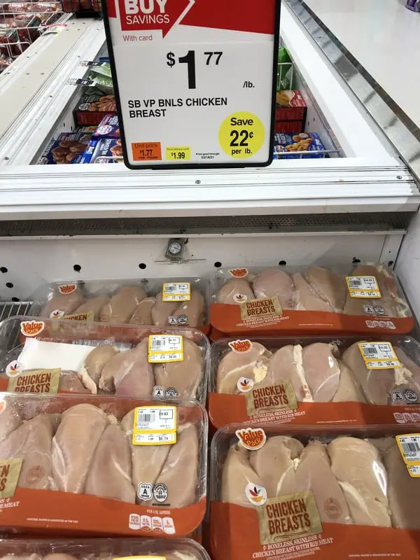 Fresh Boneless Skinless Chicken Breasts Just $1.97 Lb at Giant