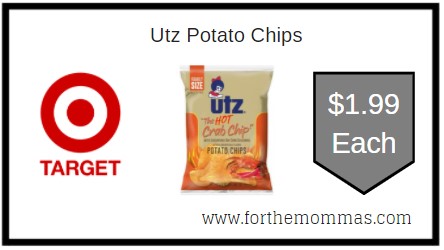 Utz Potato Chips for ONLY $1.99 Each at Target