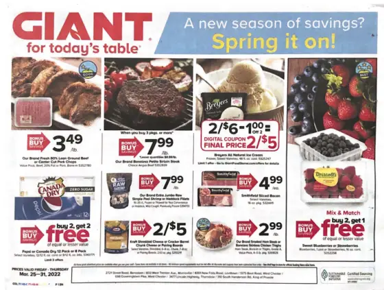 Current Giant Weekly Ad