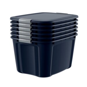 6-Pack Bella Storage 19-Gallon Locking Lid Storage Containers $24.30 at ...