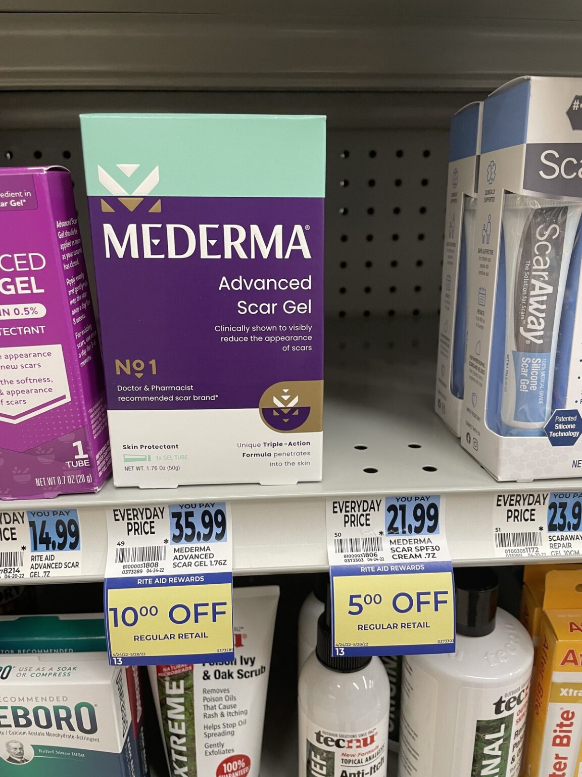 Mederma Advanced Scar Gel ONLY $8.99 at Rite Aid
