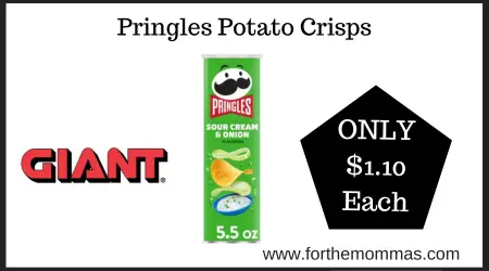 Coupon Deal On Pringles Potato Crisps at Giant