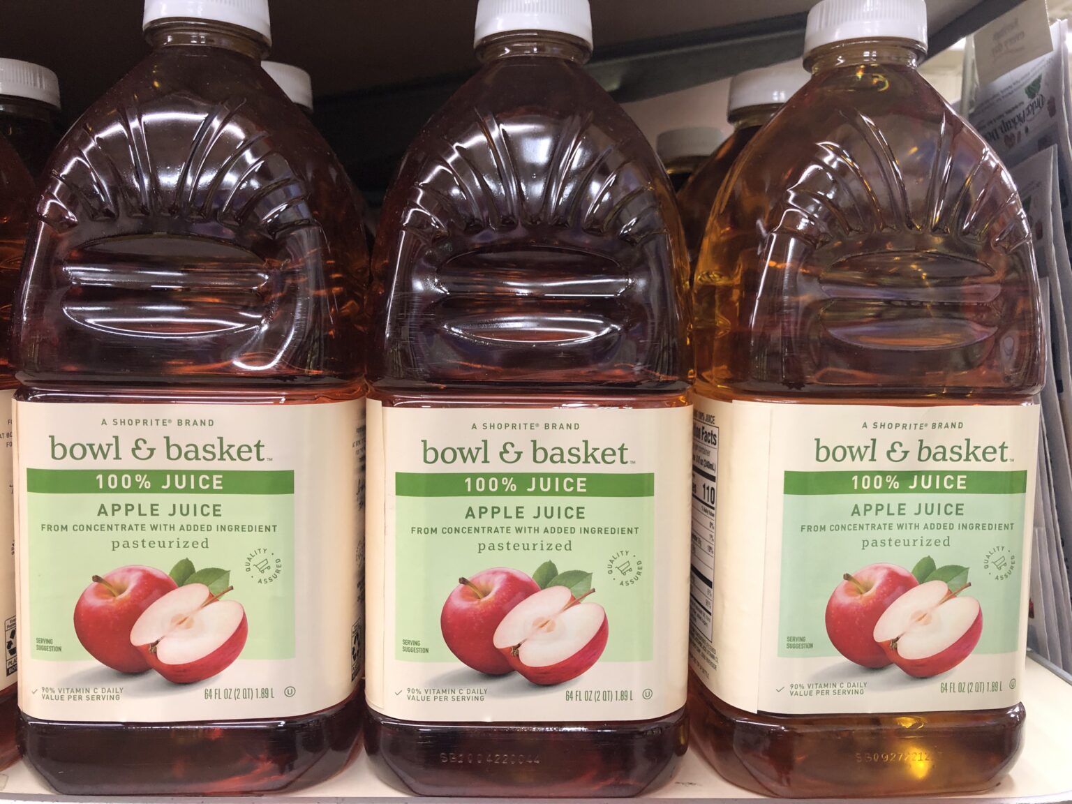 Bowl & Basket Apple Juice Just $1.49 Each at ShopRite