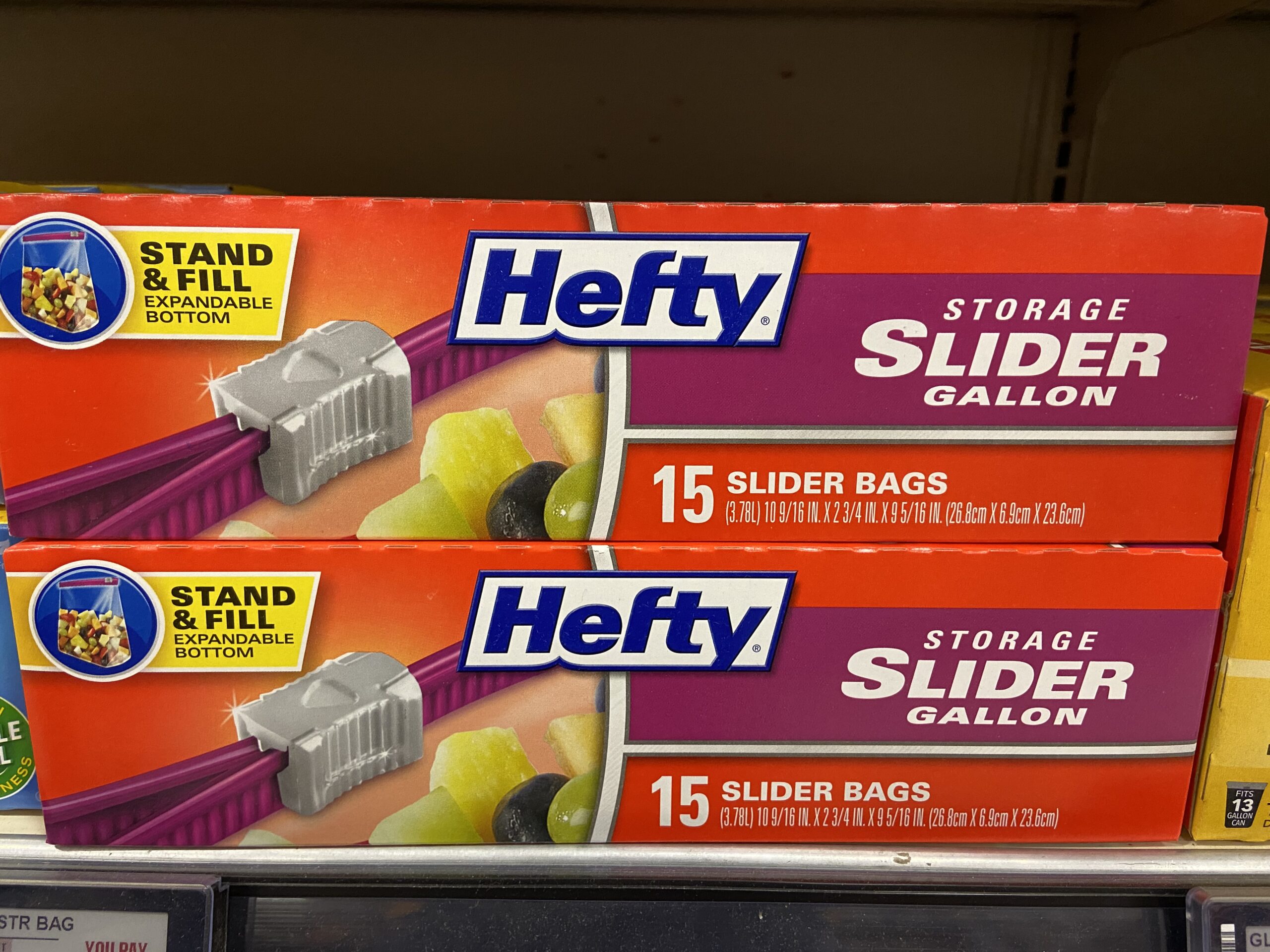 Hefty Slider Bags Only $0.49 Each at ShopRite