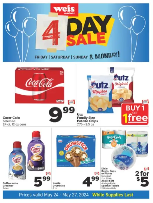 Weis Weekly Ads, Markets Coupon Matchups & Deals