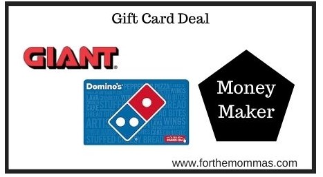Gift Card Moneymaker Deal at Giant