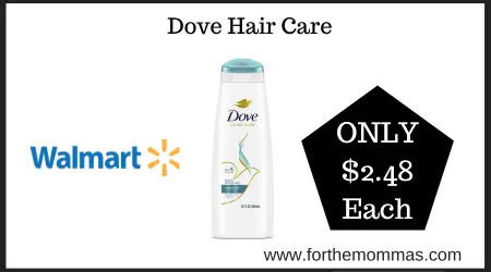 Coupon Deal at Walmart on Dove Hair Care