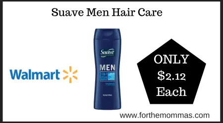 Coupon Deal at Walmart on Suave Men Hair Care