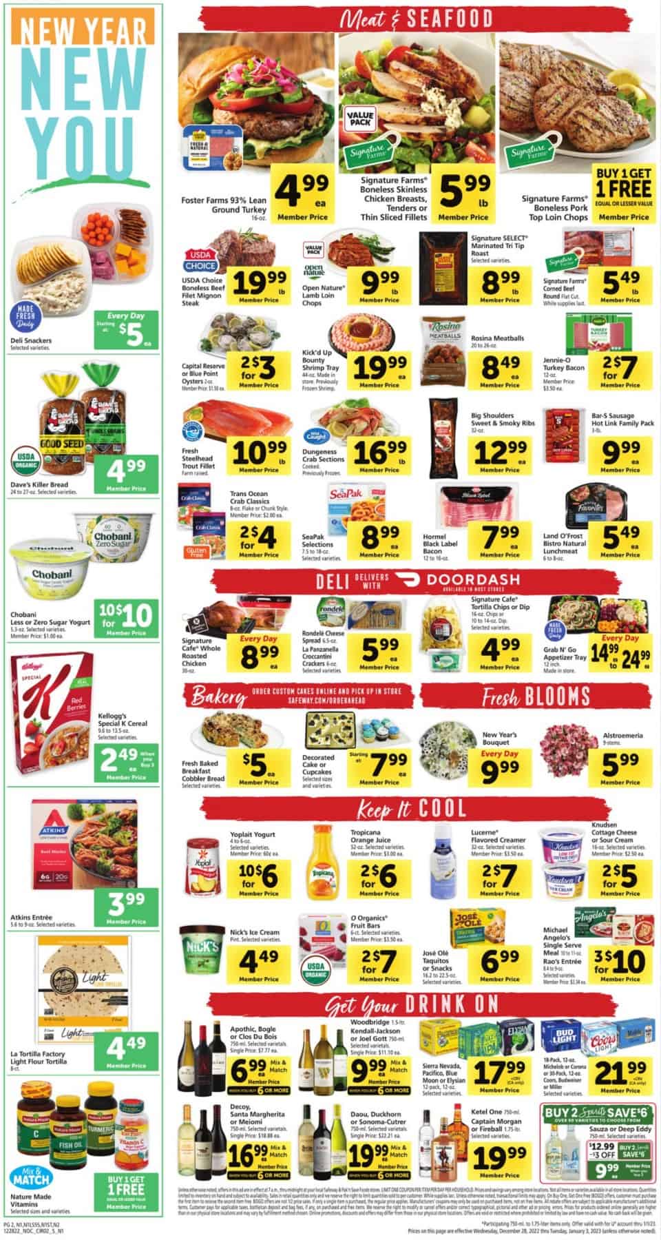 Current Safeway Weekly Ad (12/28/22 - 1/3/23)