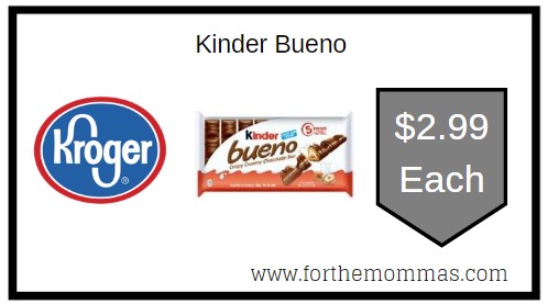 Digital Coupon Deal at Kroger on Kinder Bueno