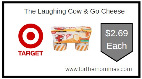 Target Circle Offer on The Laughing Cow & Go Cheese