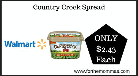 Coupon Deal at Walmart on Country Crock Spread