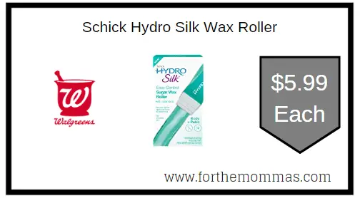 Coupon Deal at Walgreens on Schick Hydro Silk Wax Roller