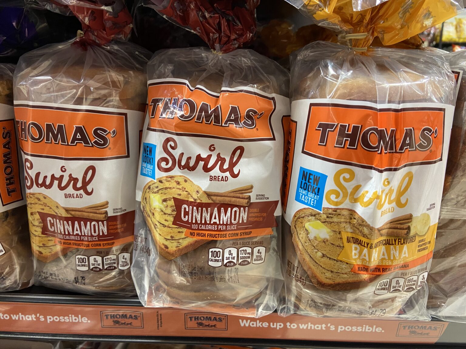 Thomas Swirl Bread JUST $1.99 Each at ShopRite
