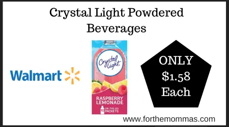 Coupon Deal at Walmart on Crystal Light Powdered Beverages
