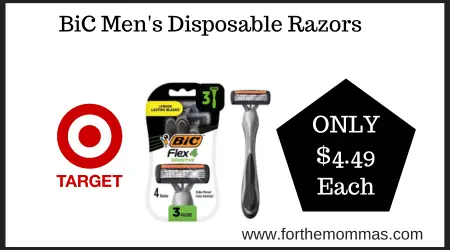 Target Circle Offer on BiC Men's Disposable Razors