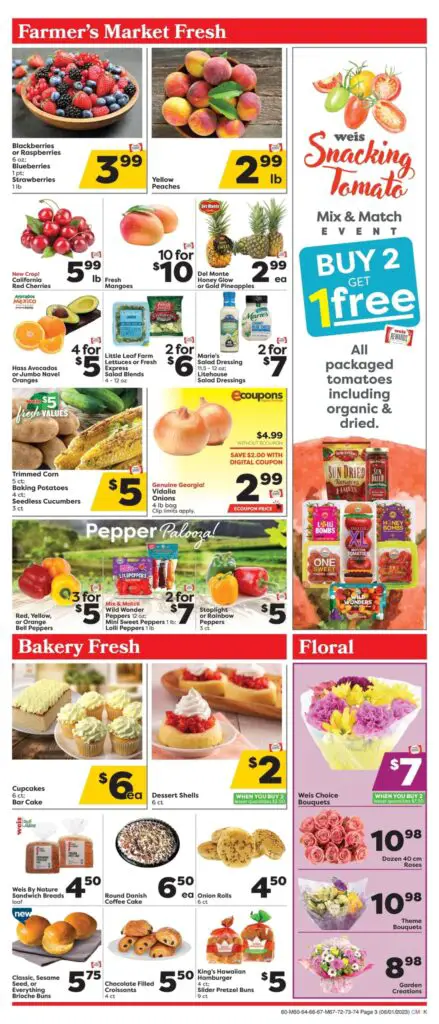 Weis Markets Weekly Flyer (6/15-6/21) Circular, Natural & Organic & Ad ...