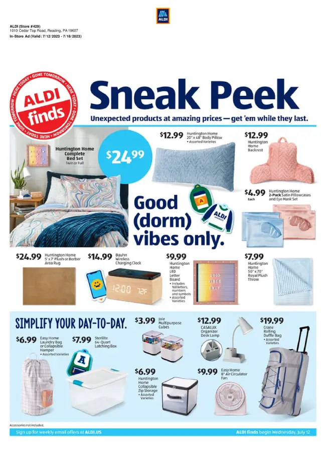 Current Aldi Ad Scan