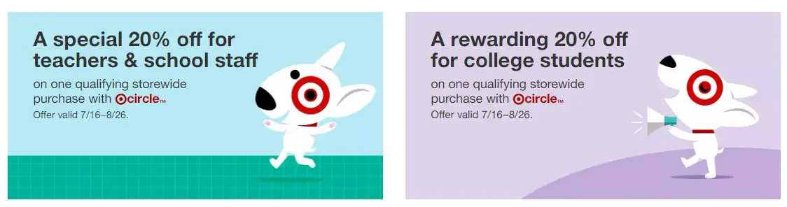 Target 20% Off Coupon for Students & Teachers