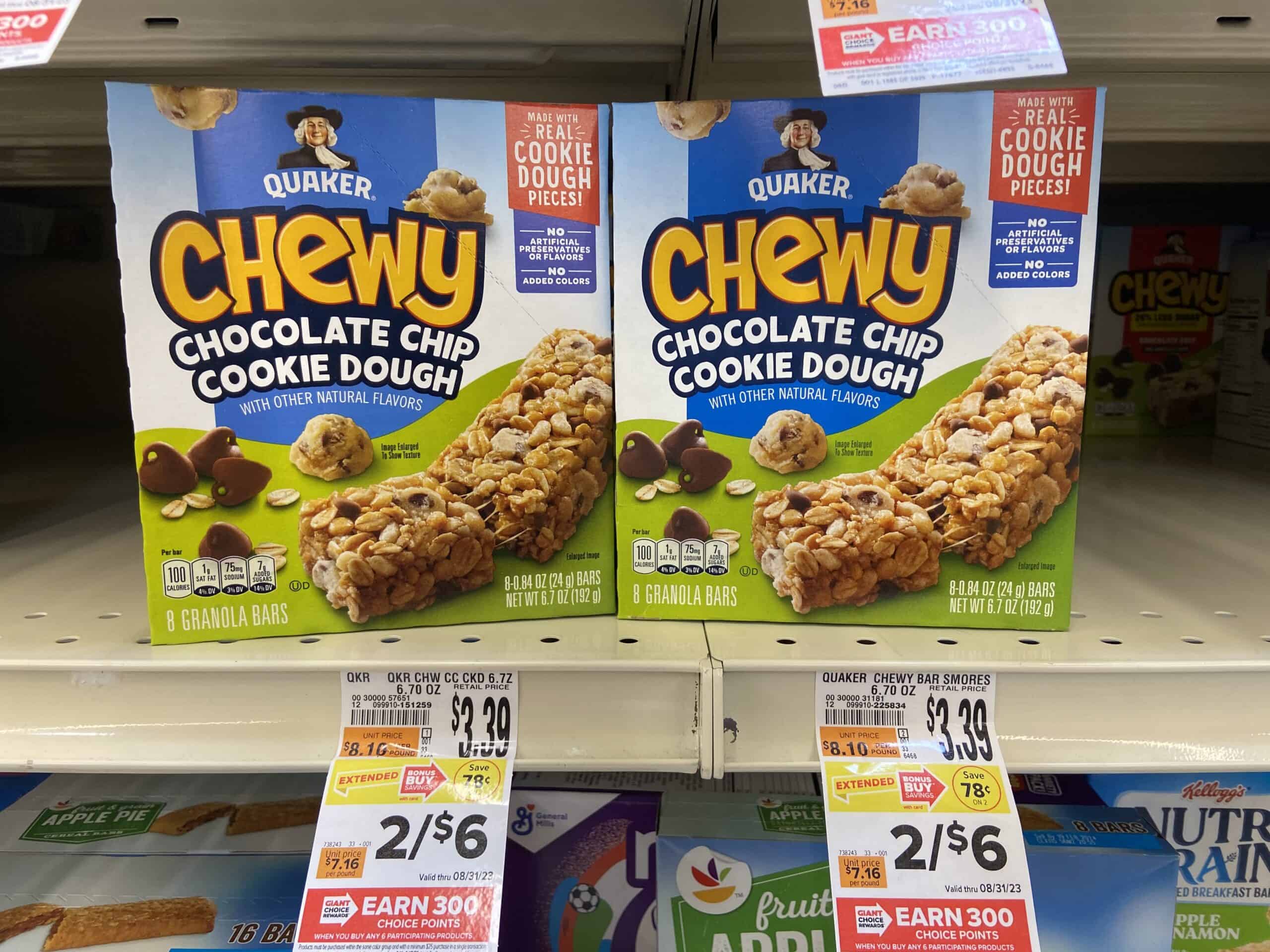 Chewy Granola Bar Coupons