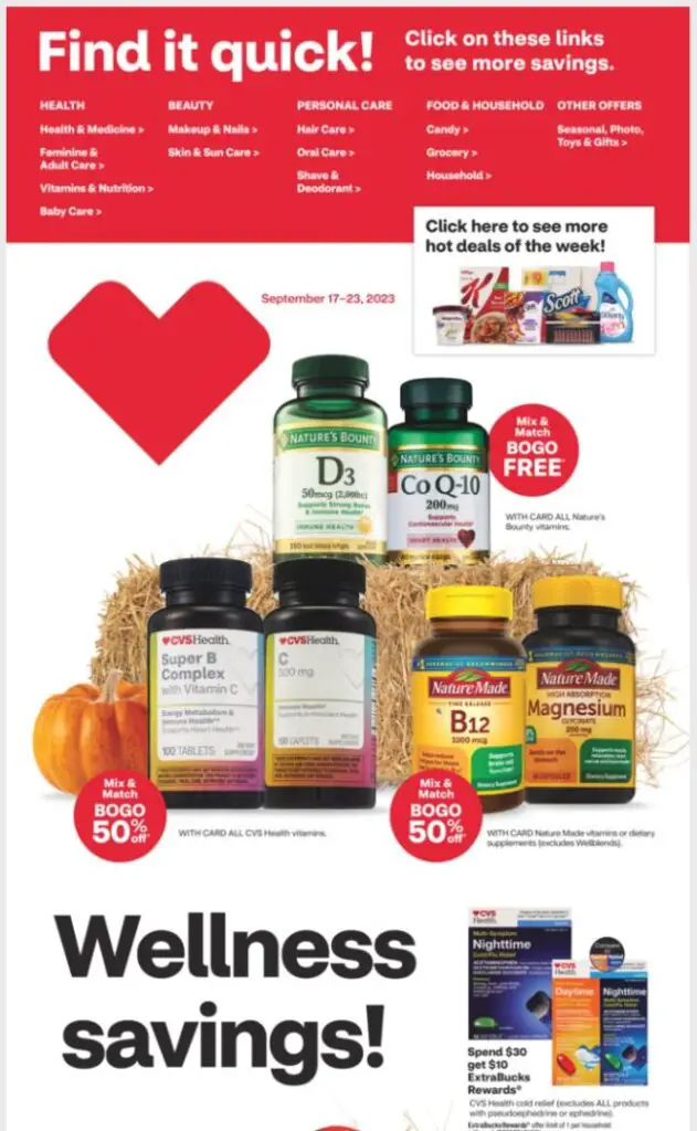CVS Weekly Ad Circular For This Week and Next Week